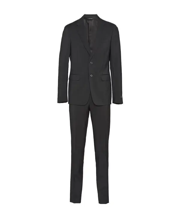 Prada Single-breasted Wool And Mohair Suit