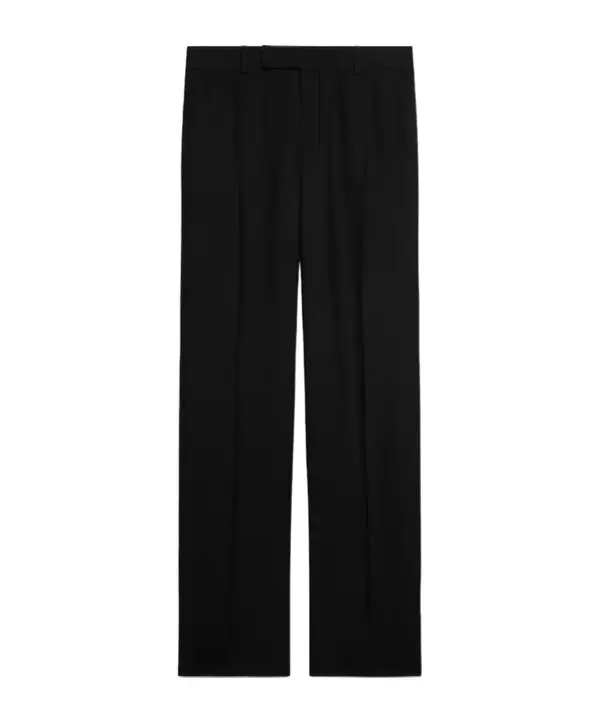 Celine Classic Trousers In Wool Gabardine