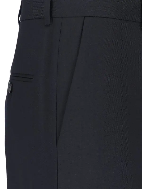 Celine Wool Gabardine Classic Trousers