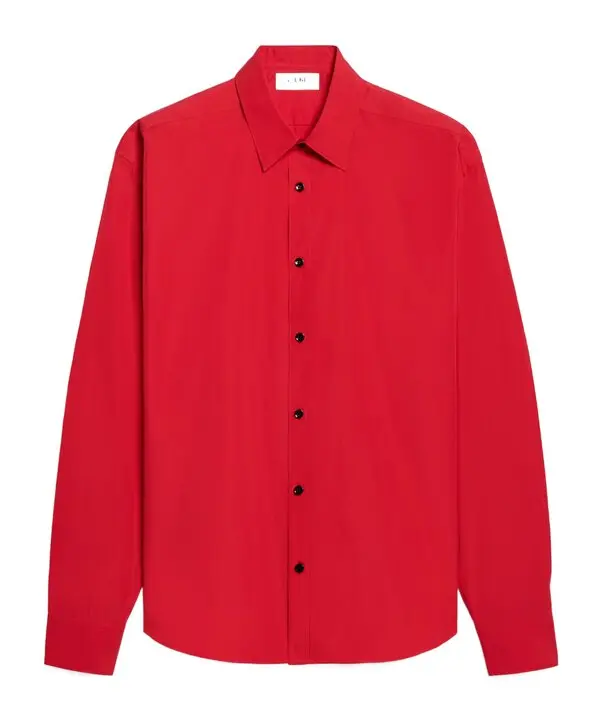 Celine Loose Shirt In Cotton Poplin