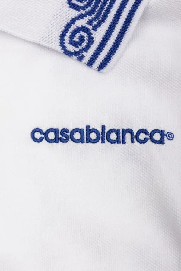 Casablanca Long-sleeve Polo Shirt