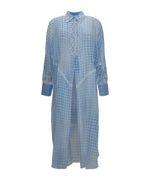 Ermanno Scervino Shirt Dress - Blue