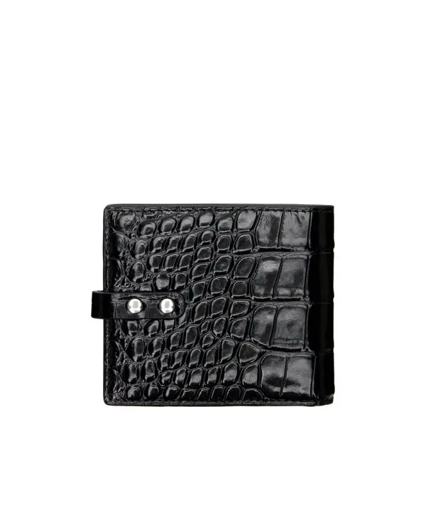 VIVIENNE WESTWOOD Crocodile-embossed Calfskin Bi-fold Wallet