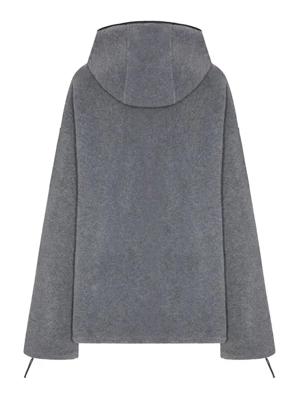 Miu Miu Long-sleeved Hooded Sweatshirt