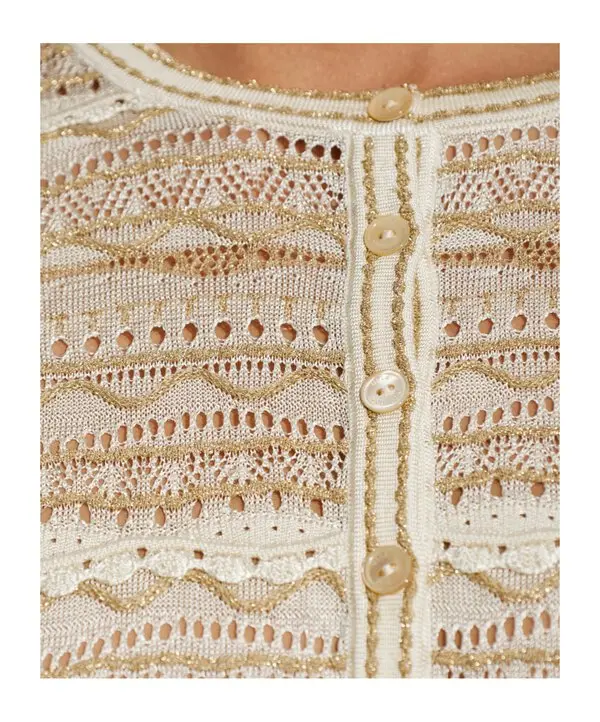 Ulla Johnson Pointelle-knit Button-up Cardigan