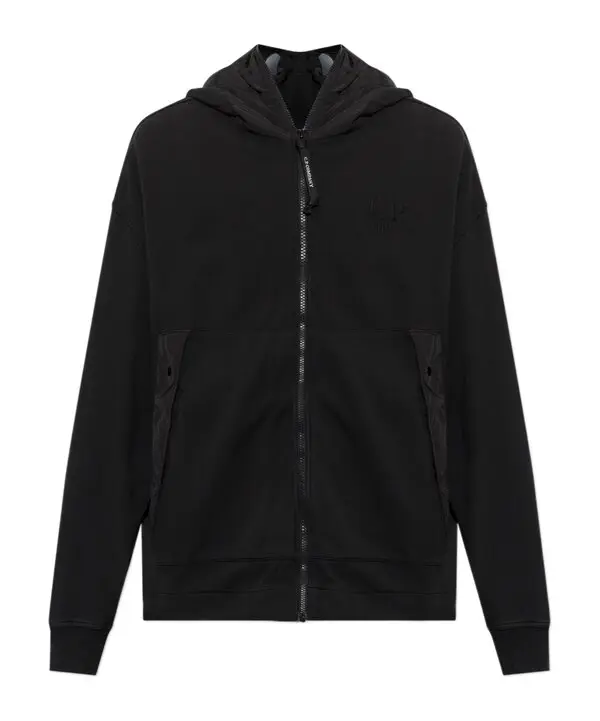 C.P. COMPANY Goggle Detail Zip-up Sweatshirt