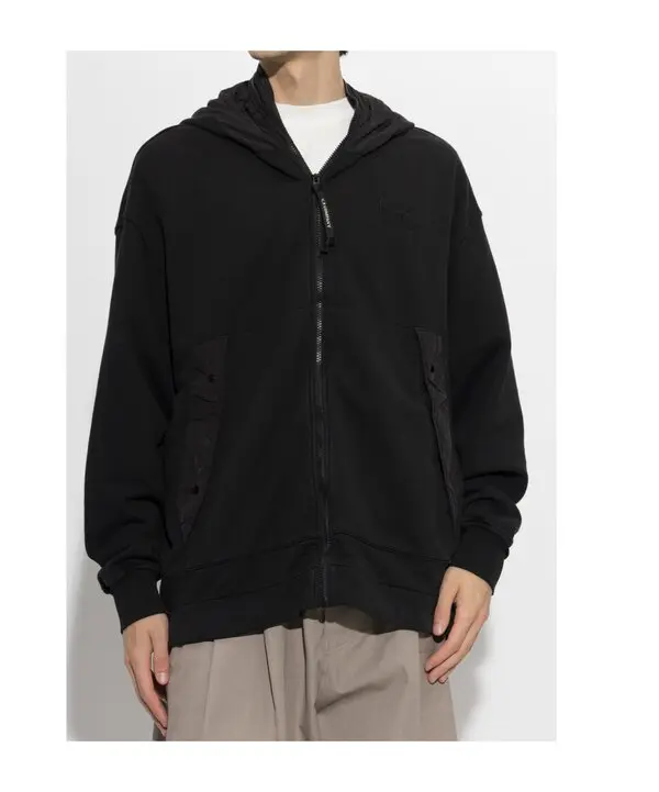 C.P. COMPANY Goggle Detail Zip-up Sweatshirt