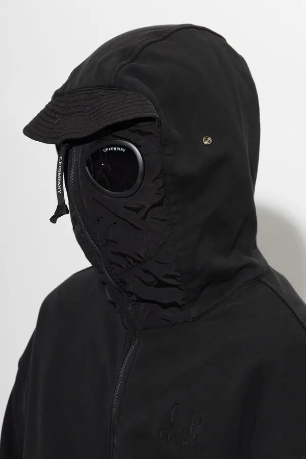 C.P. COMPANY Goggle Detail Zip-up Sweatshirt