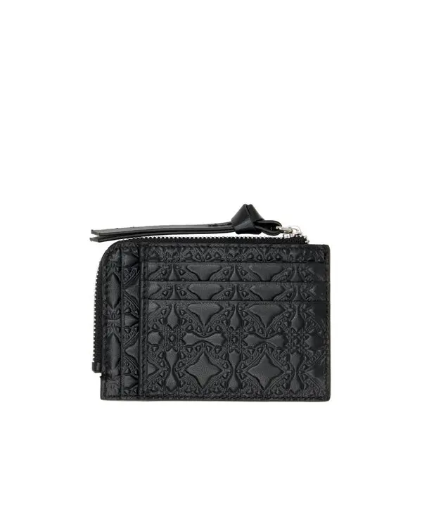 VIVIENNE WESTWOOD Embossed Zipper Card Holder