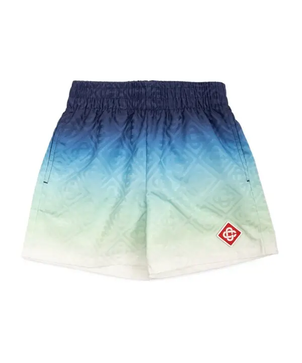 Casablanca Wide-leg Swim Shorts - Blue