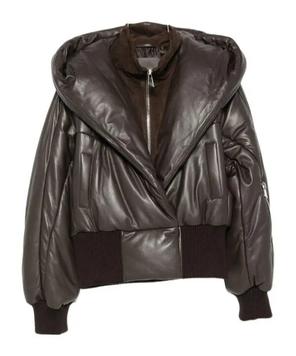 Attico Quilted Hooded Jacket