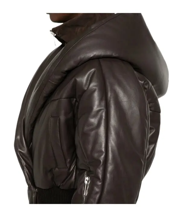 Attico Quilted Hooded Jacket