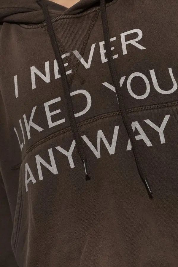 R13 Long-sleeve Hooded Sweatshirt
