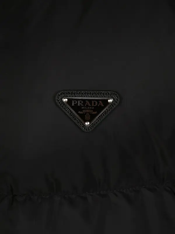Prada Quilted Stand Collar Down Jacket