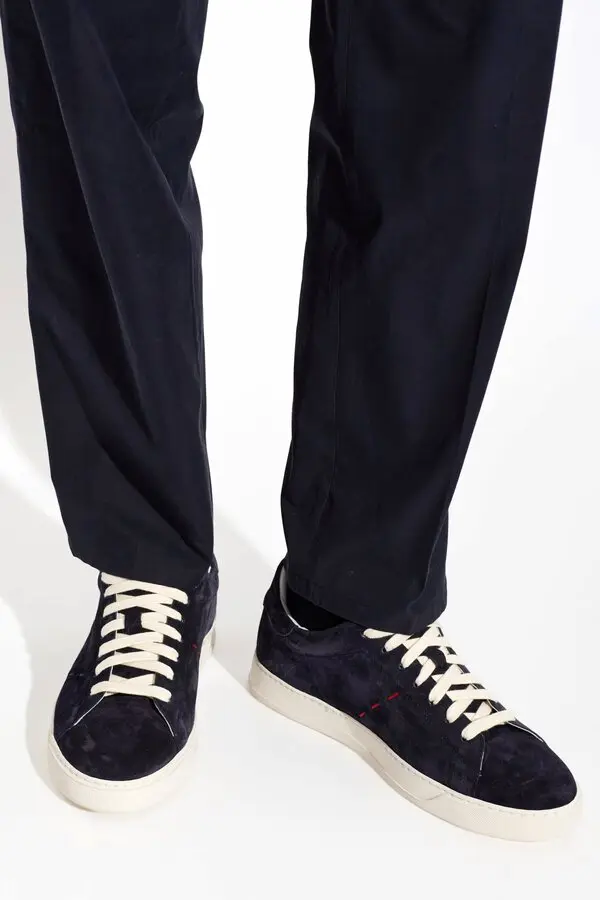 Kiton Suede Low-top Sneakers