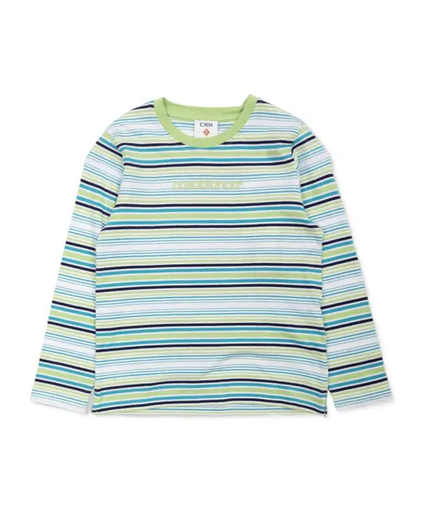 Casablanca Striped Long-sleeve T-shirt - Blue