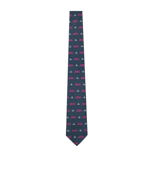 VIVIENNE WESTWOOD Lion Tie - Blue