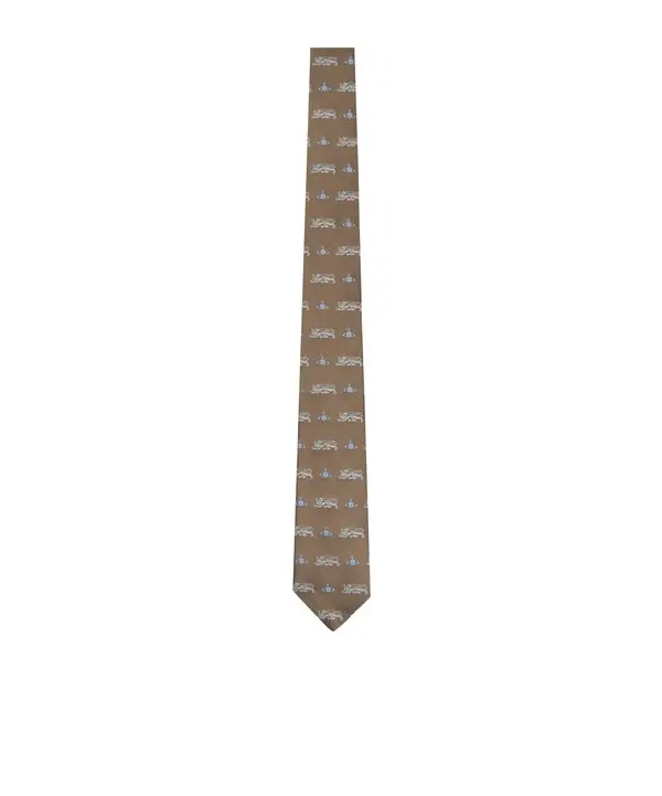 VIVIENNE WESTWOOD Lion Tie - Brown