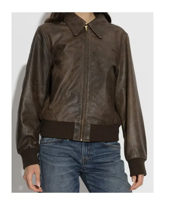 R13 Long-sleeve Leather Jacket