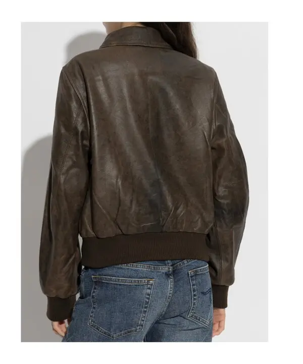 R13 Long-sleeve Leather Jacket