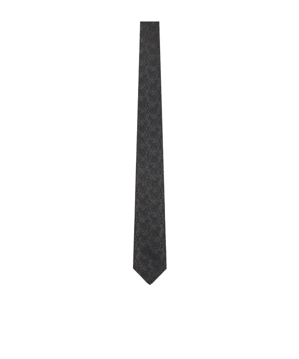 VIVIENNE WESTWOOD Silk Jacquard Tie - Black