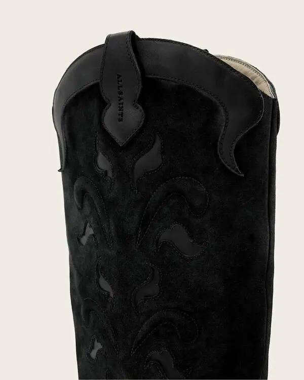 ALLSAINTS Dolly Flame-appliqué Boots