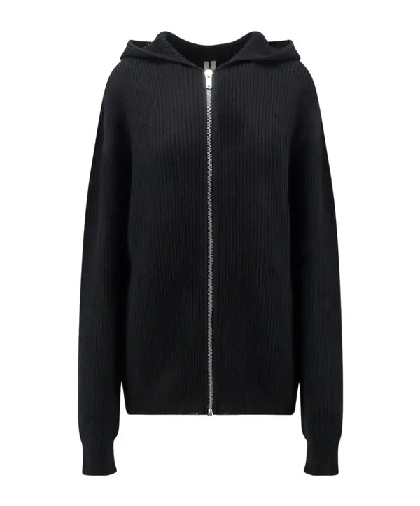 Rick Owens Long-sleeved Hooded Sweatshirt