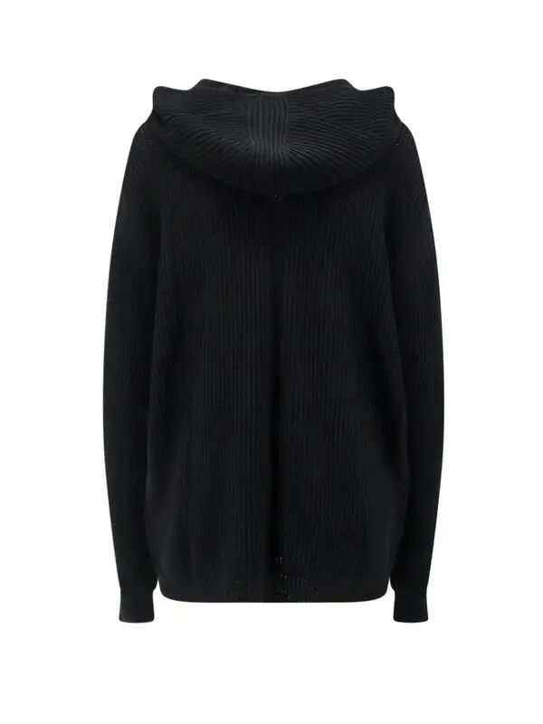 Rick Owens Long-sleeved Hooded Sweatshirt