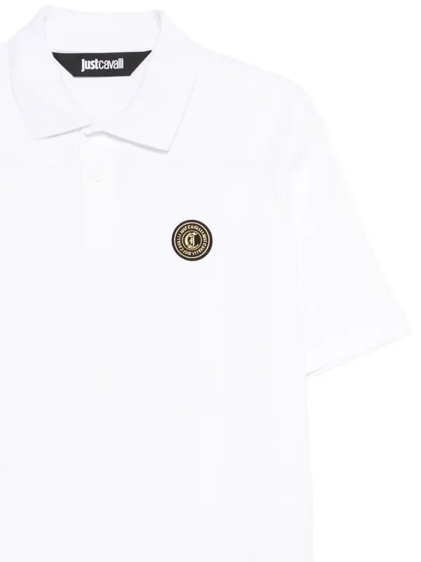 Just Cavalli Logo-patch Polo Shirt