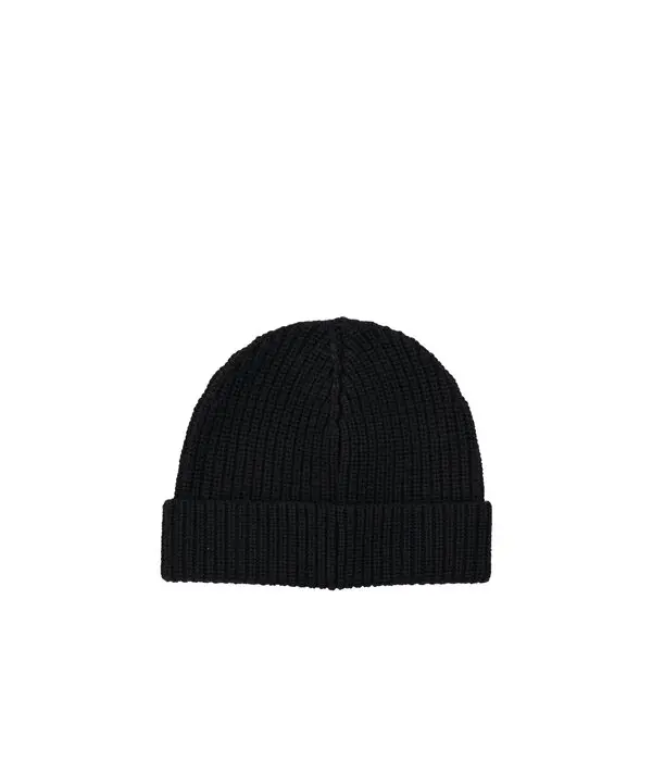 Off-White Logo Embroidered Ribbed Beanie