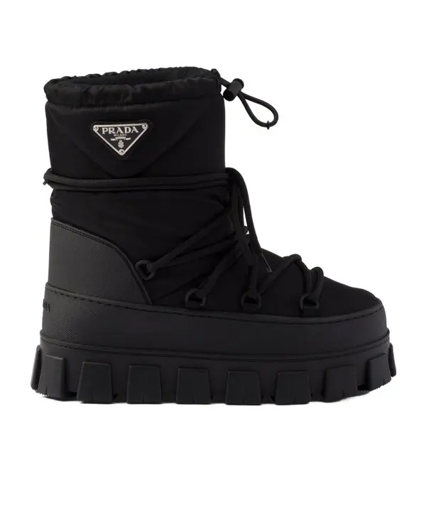 Prada Re-nylon Gabardine Après-ski Boots