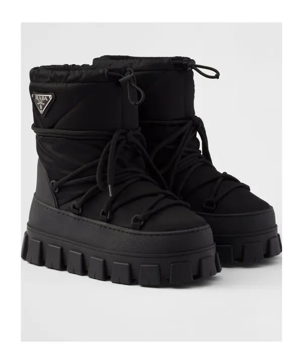 Prada Re-nylon Gabardine Après-ski Boots