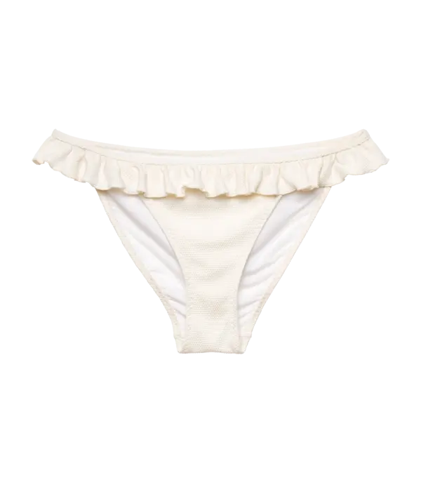 DÔEN Mina Bikini Bottom With Ruffle Waist