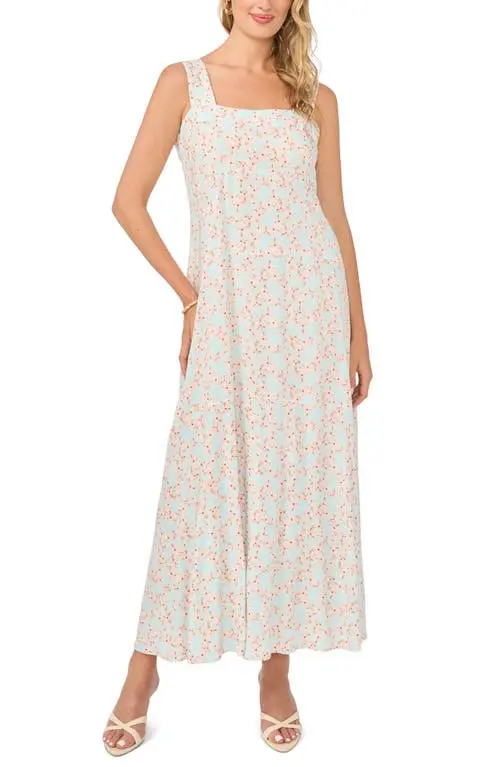 Vince Camuto Print Sleeveless Maxi Dress