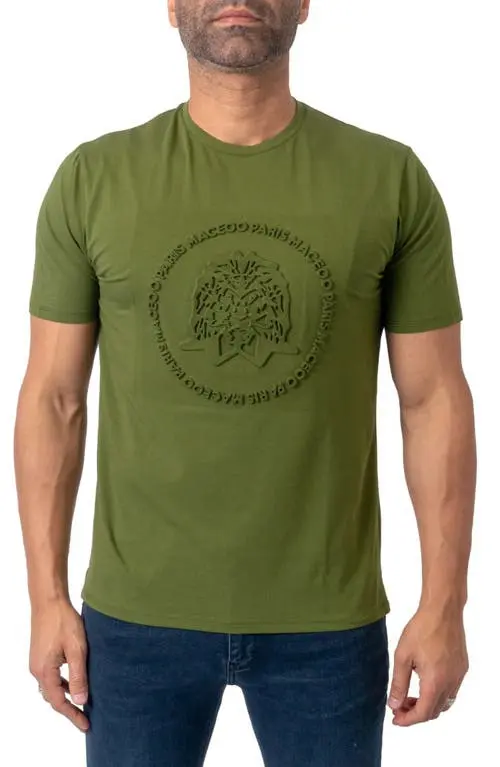 MACEOO Stamped Stretch Cotton Graphic Tee