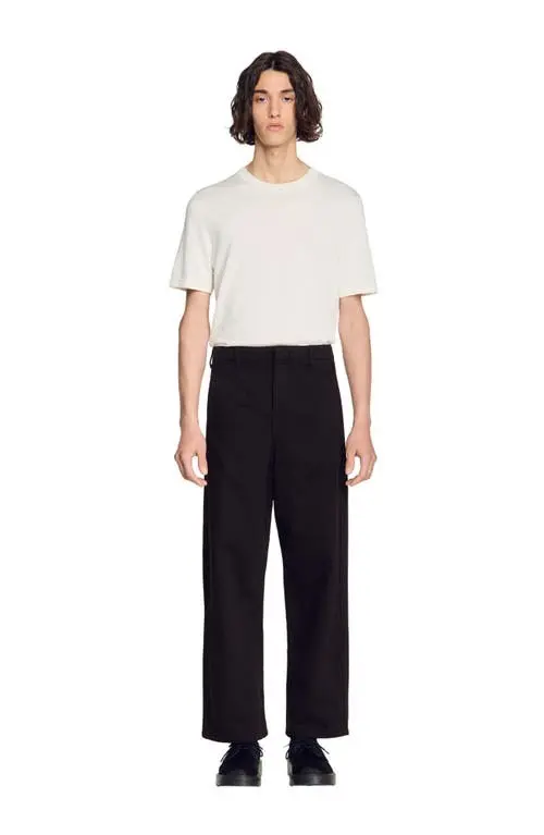 Sandro Barrel Jeans In Cotton