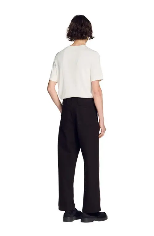 Sandro Barrel Jeans In Cotton