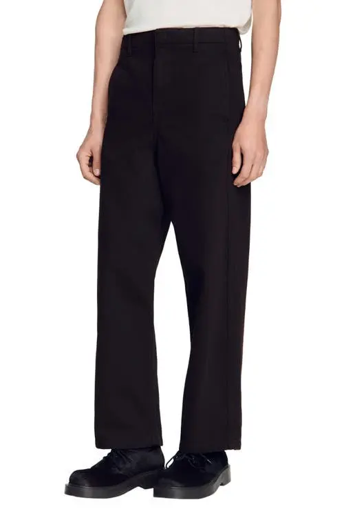 Sandro Barrel Jeans In Cotton