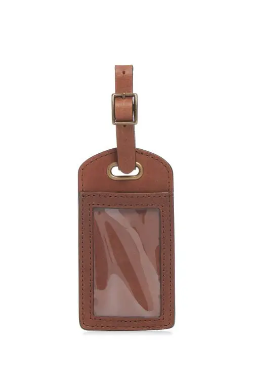KORCHMAR Full-grain Leather Luggage Tag - Espresso