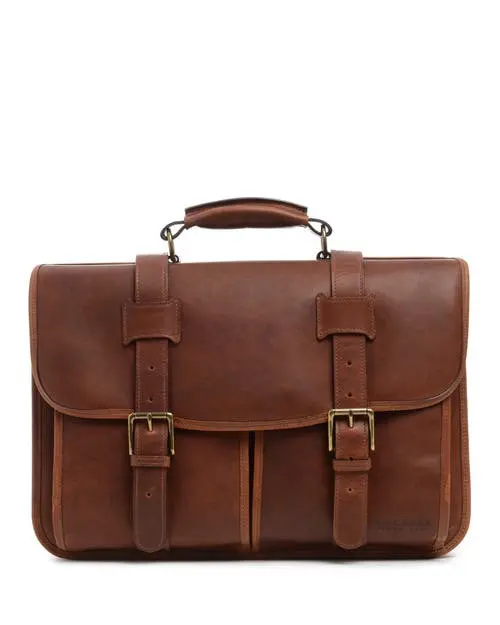 KORCHMAR Garfield Leather Briefcase - Espresso