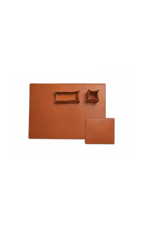 KORCHMAR Rushmore Leather Desk Set - Espresso