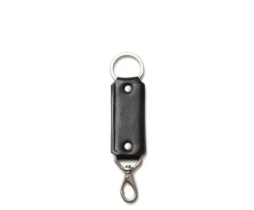 KORCHMAR Preston Leather Swivel Hook Key Chain - Black