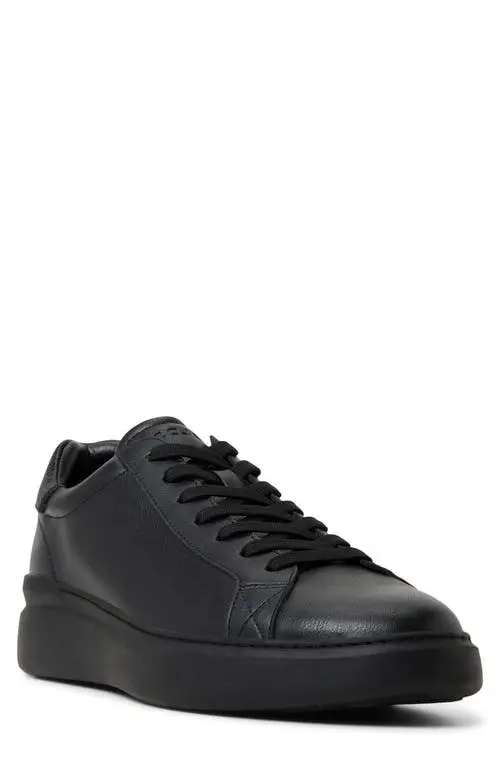 Aldo Toddy Faux Leather Sneaker - Black/black