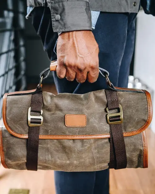 KORCHMAR Ramsey Waxed Canvas Tool Roll