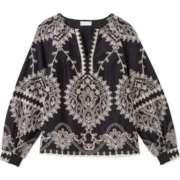 CARTOLINA Ynez Embroidered Top
