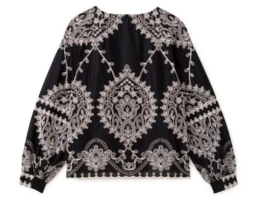 CARTOLINA Ynez Embroidered Top