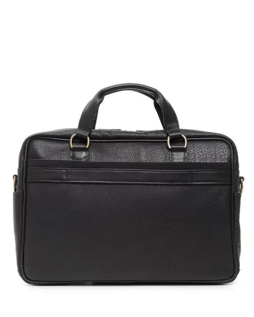 KORCHMAR Barton Leather Briefcase - Black