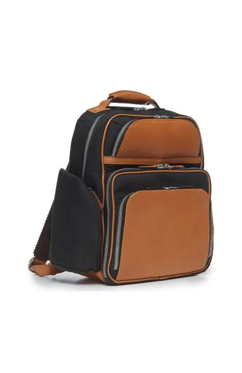 KORCHMAR Mason Workday Ballistic Nylon And Leather Backpack