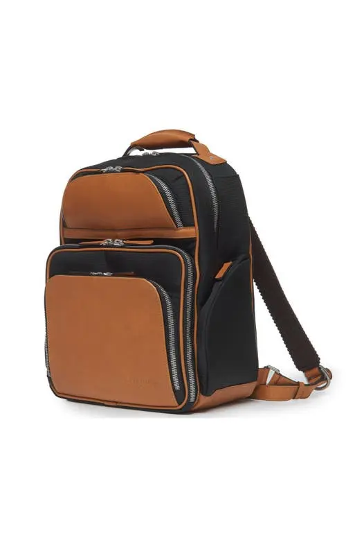KORCHMAR Mason Workday Ballistic Nylon And Leather Backpack