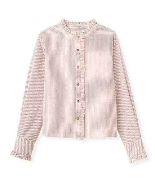 CARTOLINA Percy Seersucker Button Up Shirt